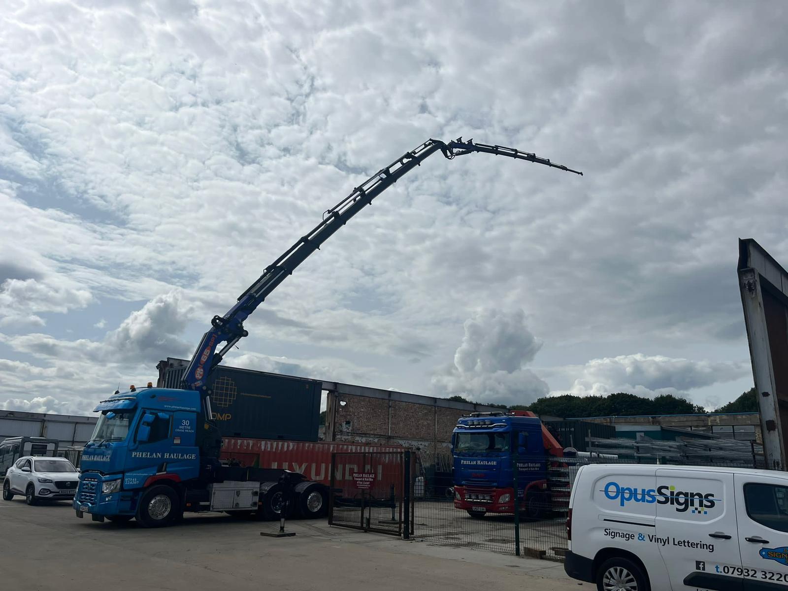 Renault PM65 Crane Truck Fleet Addition - Phelan Haulage