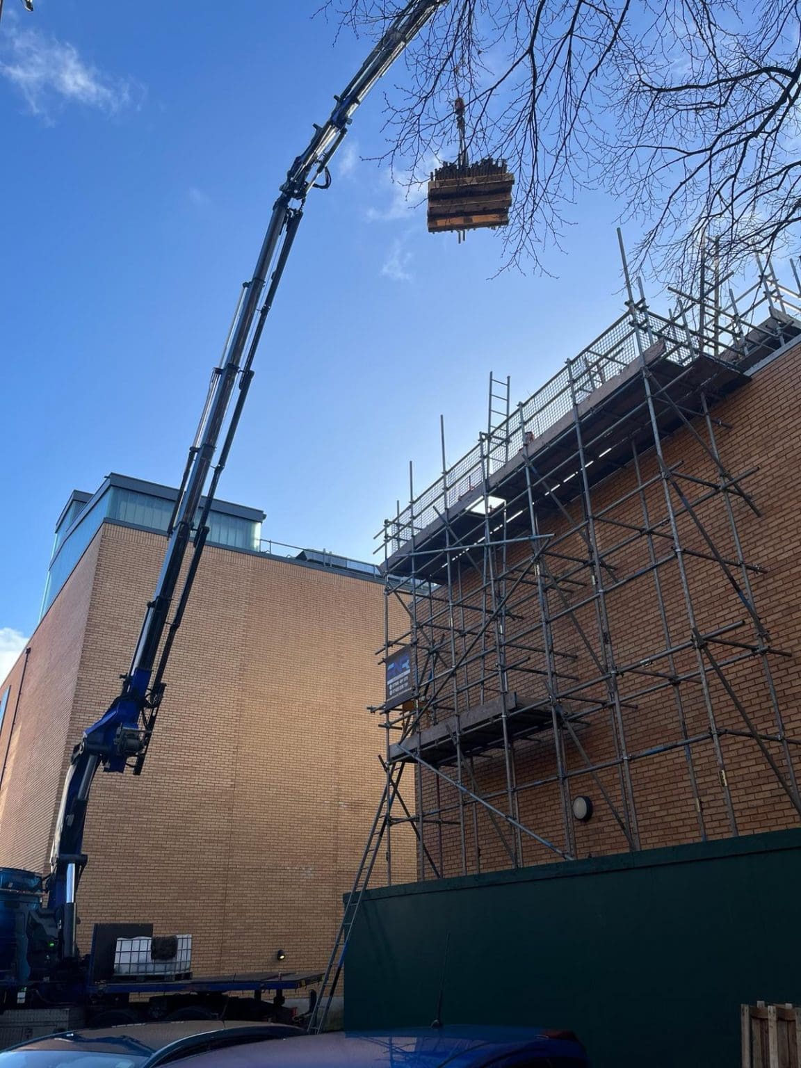 Mobile Crane With 30m Vertical Hoist - Phelan Haulage